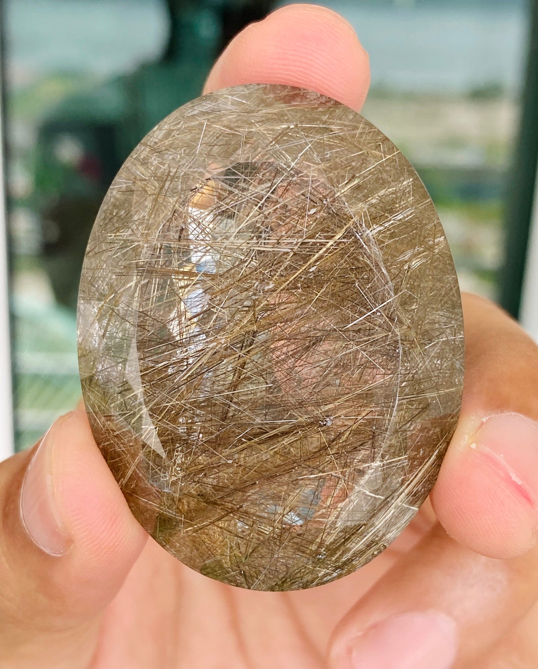 371CTS Natural Rutile Quartz Collection Pieces, High Quality Rutile ...
