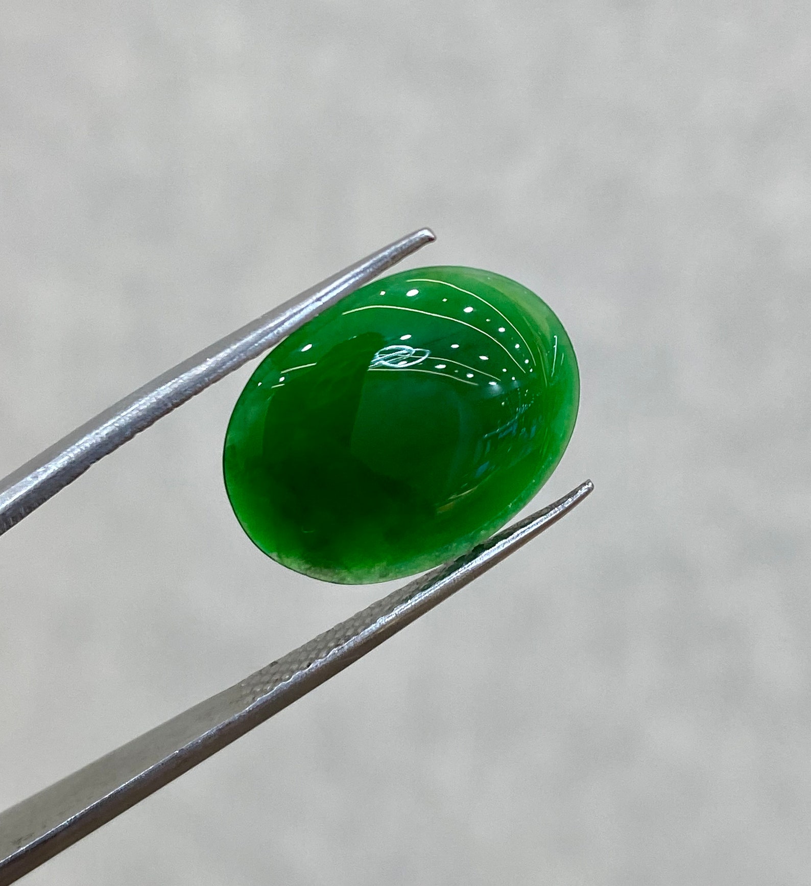 Type-a. Natural Imperial Burma Jade. Translucent Icy Green Jadeite ...