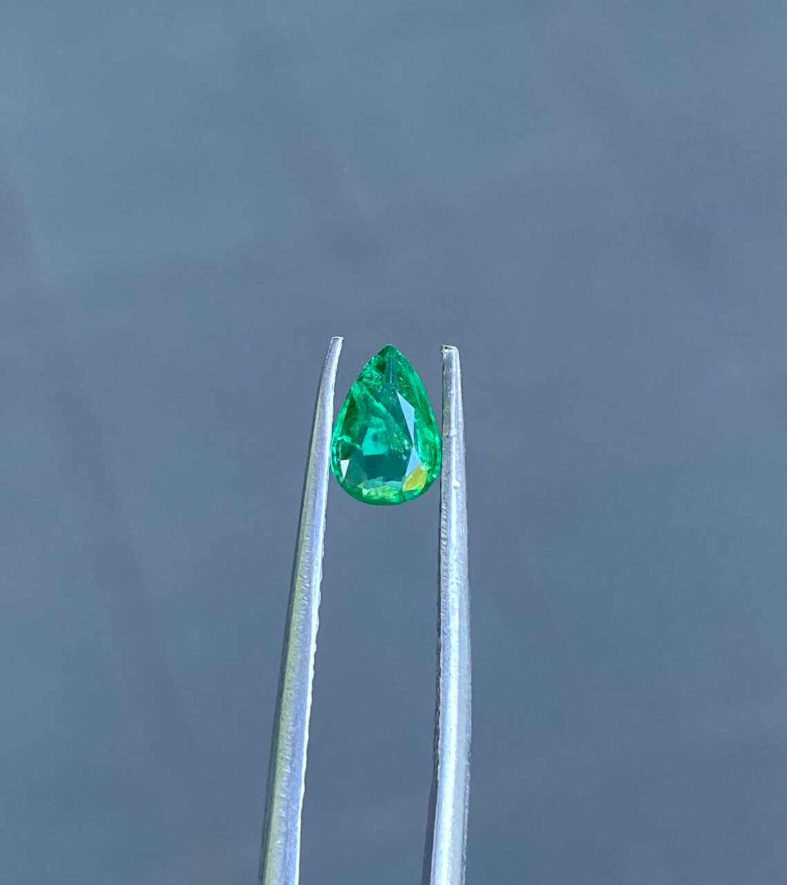 0.50CTS Genuine Emerald Pear Shape / 100% Natural Zambian - Etsy