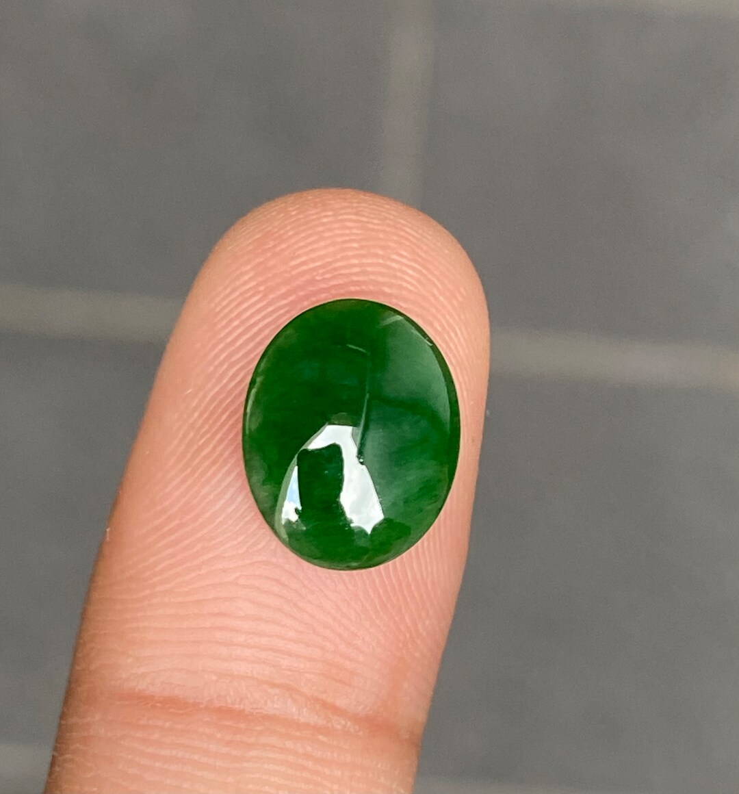 Type-a. Natural Imperial Burma Jade. Translucent Icy Green Jadeite ...