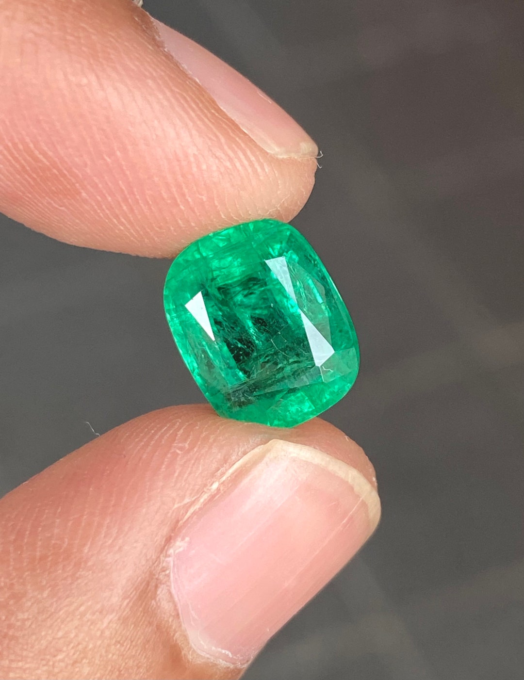 Natural Rare Emerald 4.88 Cts , High Grade Emerald, Rare Emerald, Earth ...