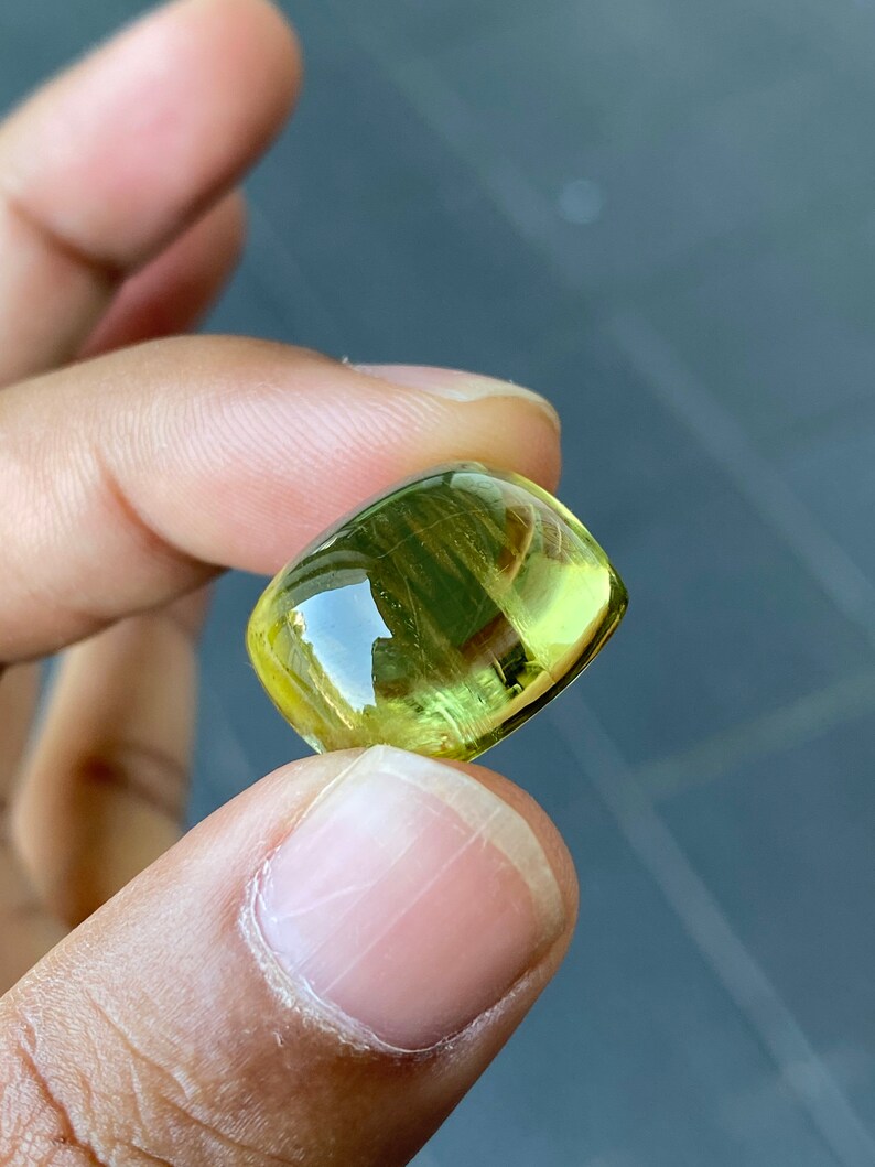 27.35CTS! Natural Beryl Cushion Shape Cabochon. Unheated Beryl Gems ...