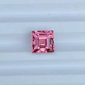 Pink Tourmaline, 1.47cts, 6MM Square , Loose Tourmaline Gemstone ...