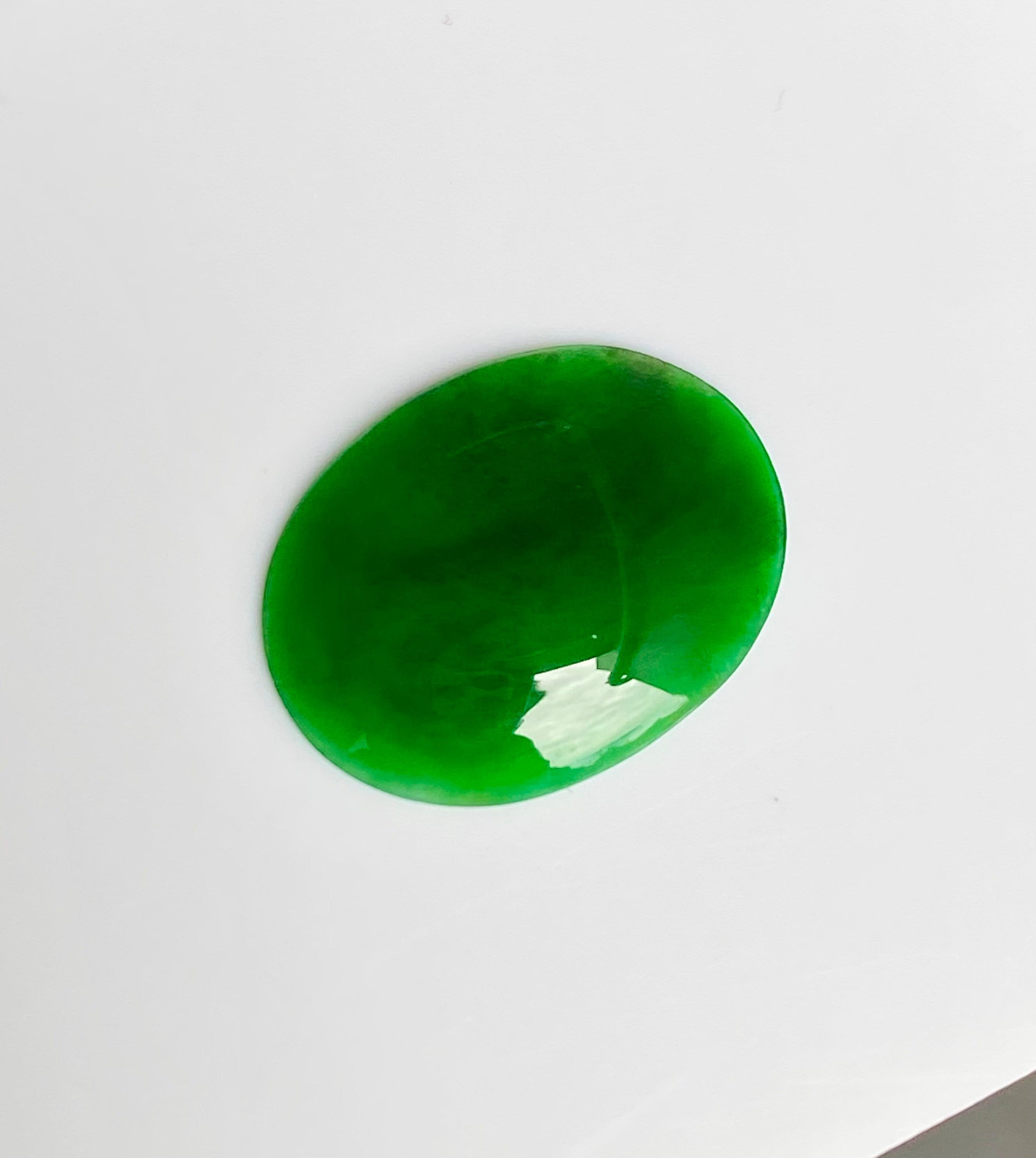 Type-a. Natural Imperial Burma Jade. Translucent Icy Green Jadeite ...