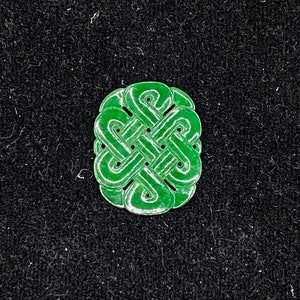 Type A Jadeite. Natural Burma Imperial Green Jade. Illusion Carved ...