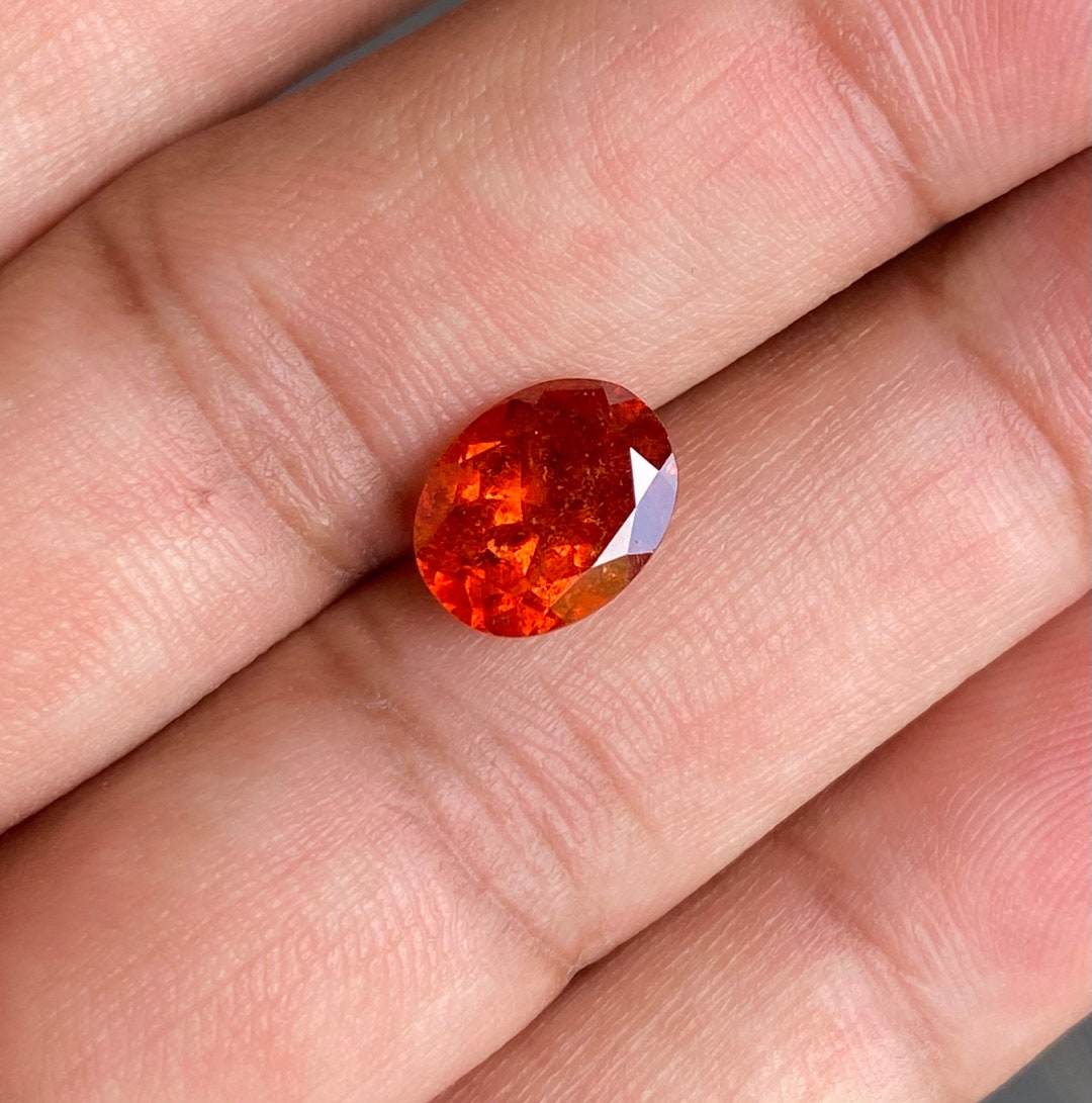 Natural Spessartite Garnet / Beautiful Orange Mandarin Garnet Color ...