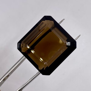 Beautiful Smoky Quartz Huge Stone Square Cut Shape 28x28mm Size. - Etsy