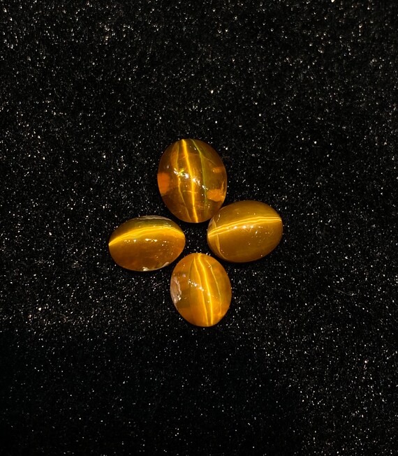 Natural Opal Cats Eye Gemstone. Honey Color 8.18cts 4 Pcs Lot | Etsy