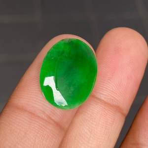 Type-a. Natural Imperial Burma Jade. Translucent Icy Green Jadeite ...