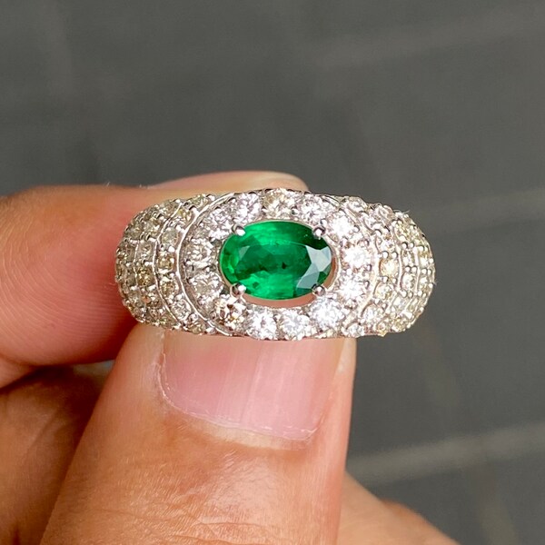 Diamond Encrusted Ring - Etsy