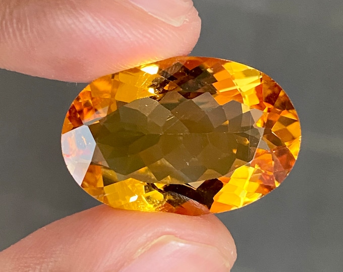 51.38 Cts Natural Yellow Citrine / Eye Clean Quality Citrine From ...