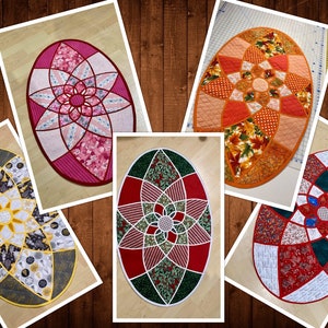 Set of 3 Table Toppers Patterns - Etsy