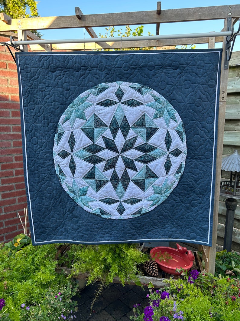 Morning Star 3D Quilt Pattern (foundation Paper Piecing and Applique ...