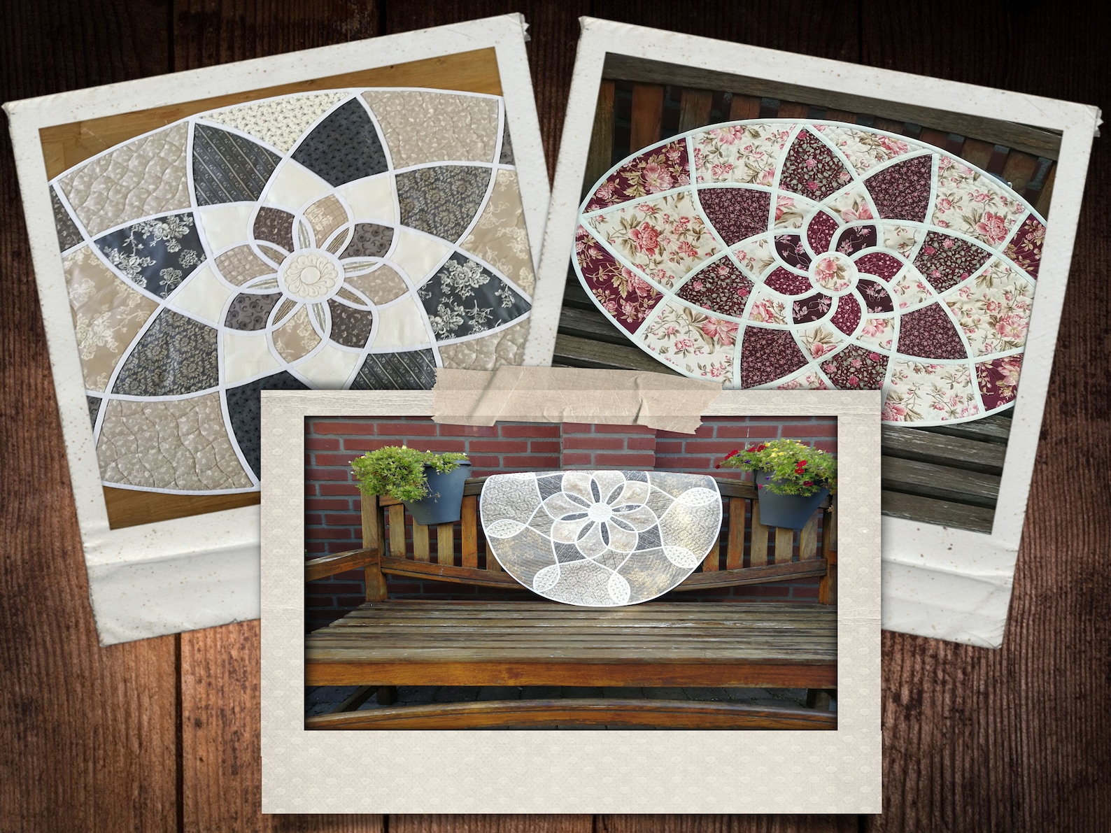 Set of 3 Table Toppers Patterns - Etsy