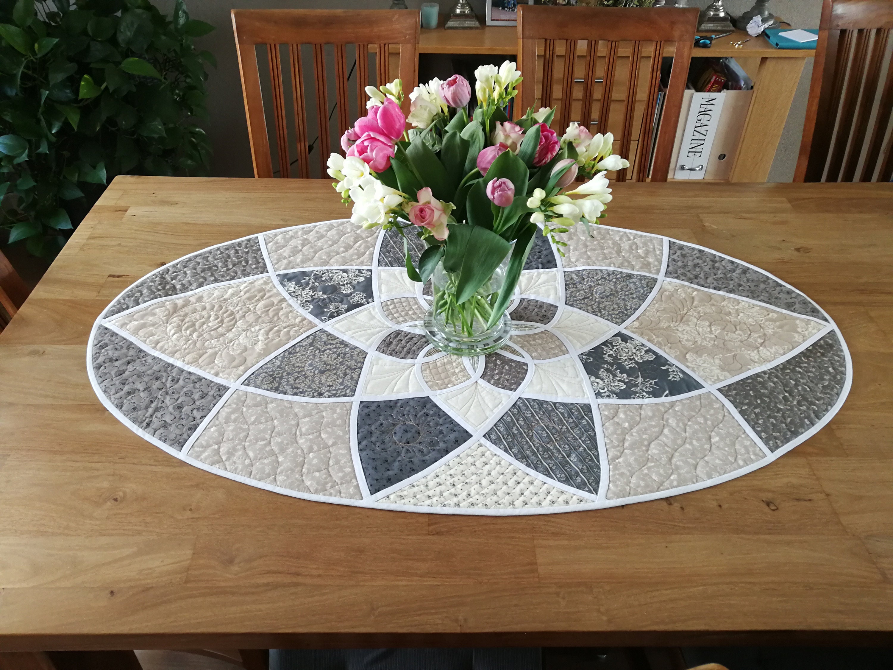 Sunny Dream Tablerunner Pattern - Stained Glass Technique - Etsy