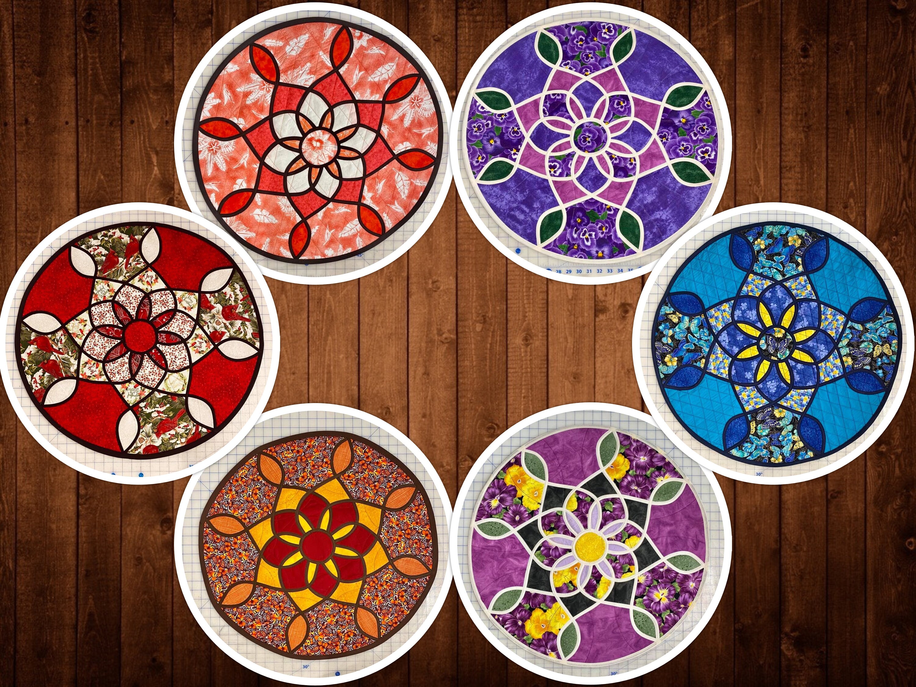 Set of 3 Table Toppers Patterns - Etsy UK
