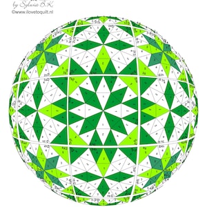 Morning Star 3D Quilt Pattern (foundation Paper Piecing and Applique ...