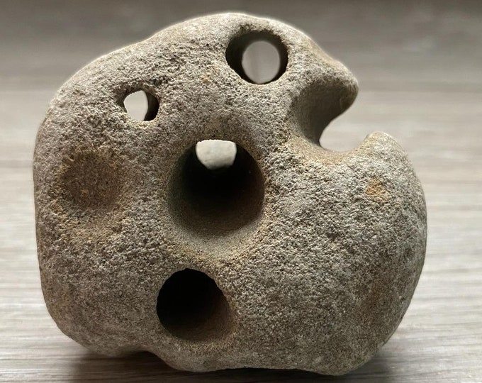 2 Protection Stones, Double Hole Hag Stone, Triple Hole Holey Stone ...