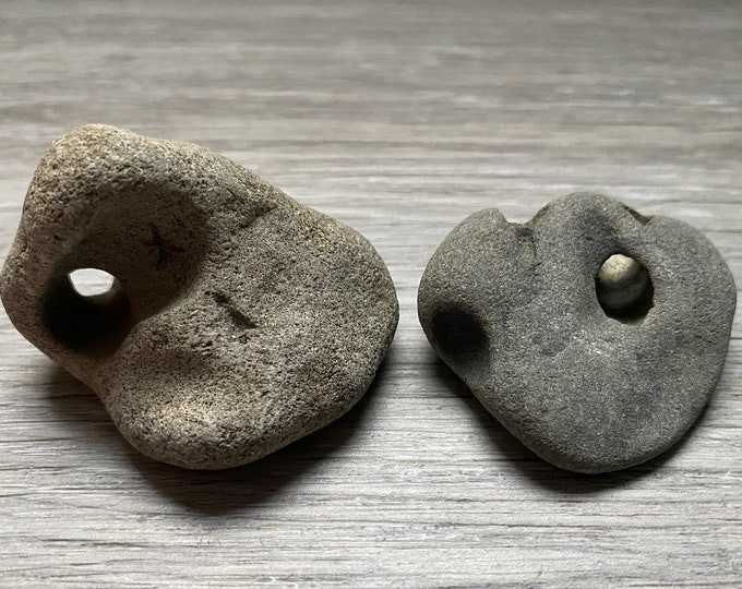 TWO Hag Stones, Holey Stone, Altar Stones, Odin Stones, Adder Stones ...