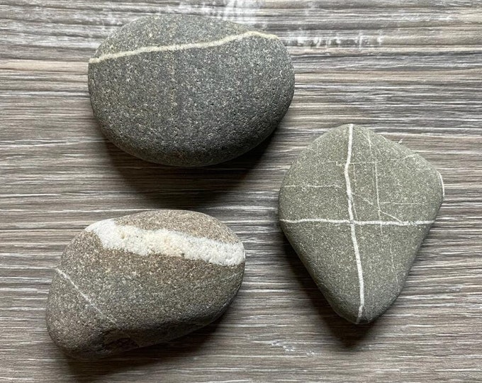 THREE Wish Rocks, 6.6 Oz., Good Luck Rocks, Wishing Stones, Lucky ...