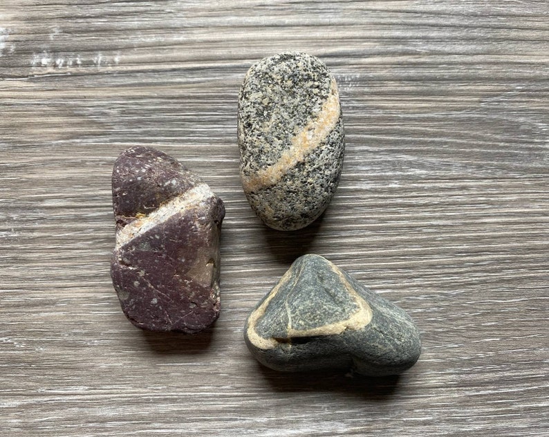 3 Wishing Stones Wish Stone New England Beach Stone One - Etsy