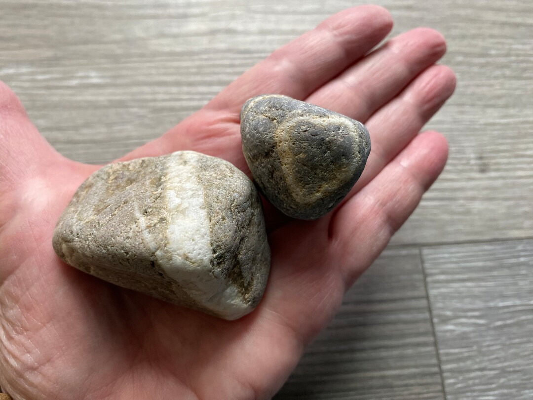 TWO Wish Rocks, 6.1 Oz., Good Luck Stones, Wishing Rocks, Lucky Rocks ...