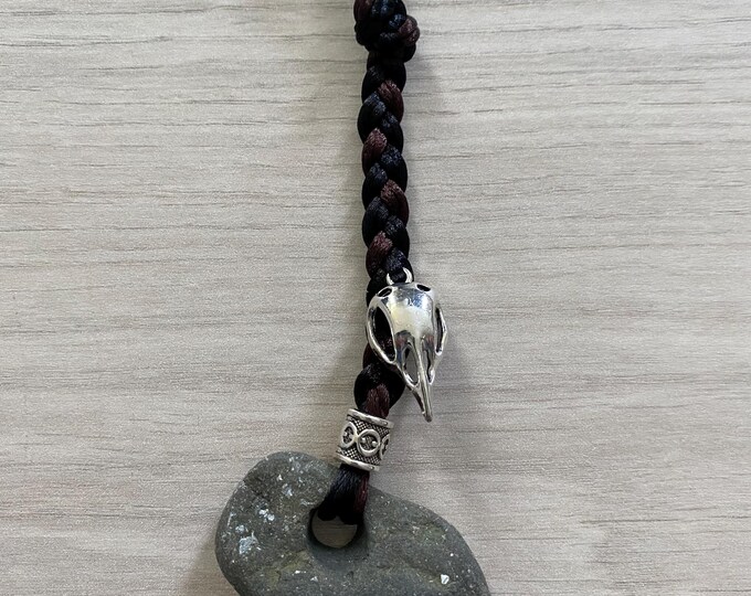 Hag Stone Raven Amulet: Protection Talisman - Etsy
