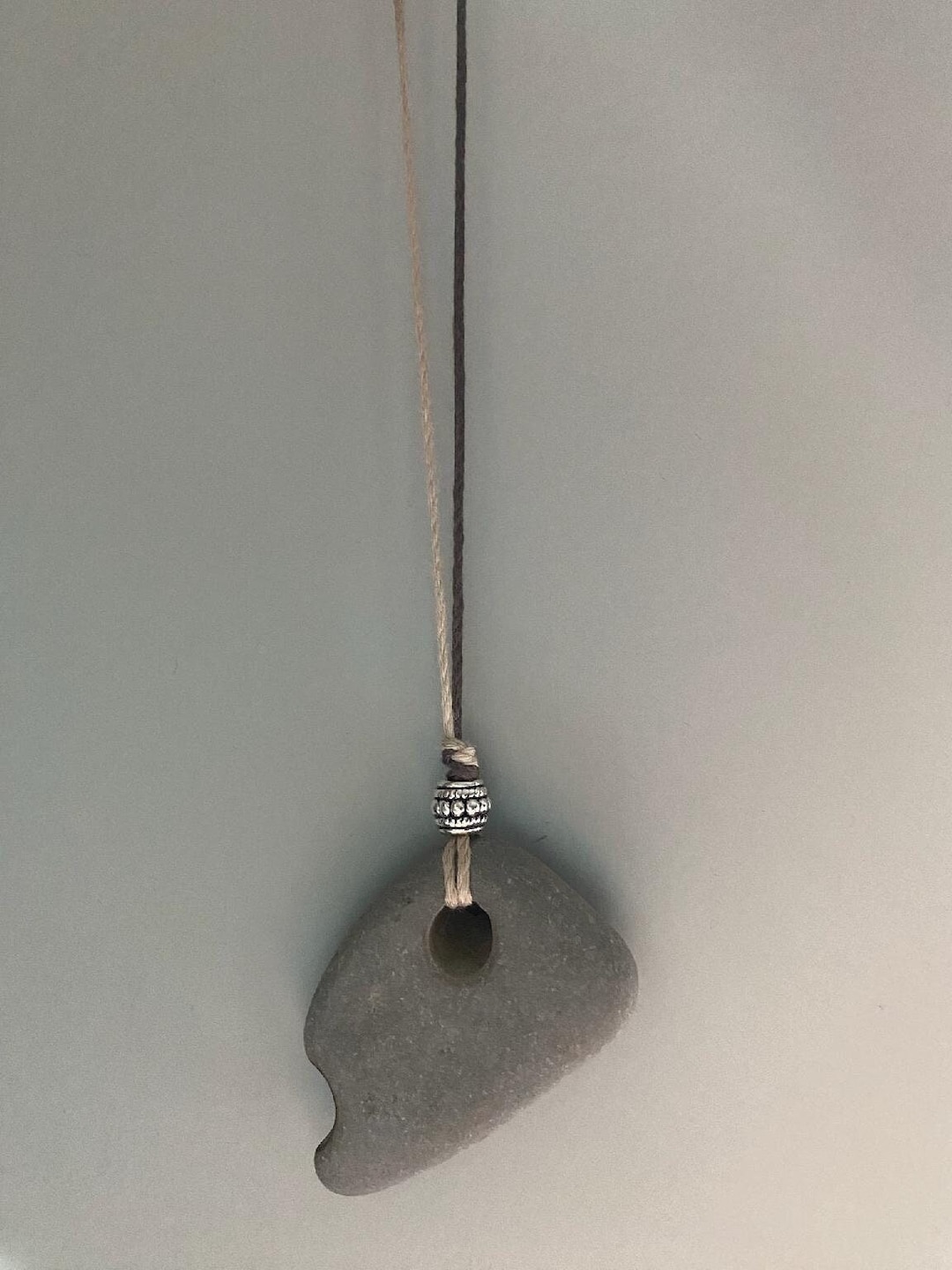 Holey Stone Necklace, Hag Stone, Witch Stone Pendant, Celtic Jewelry ...