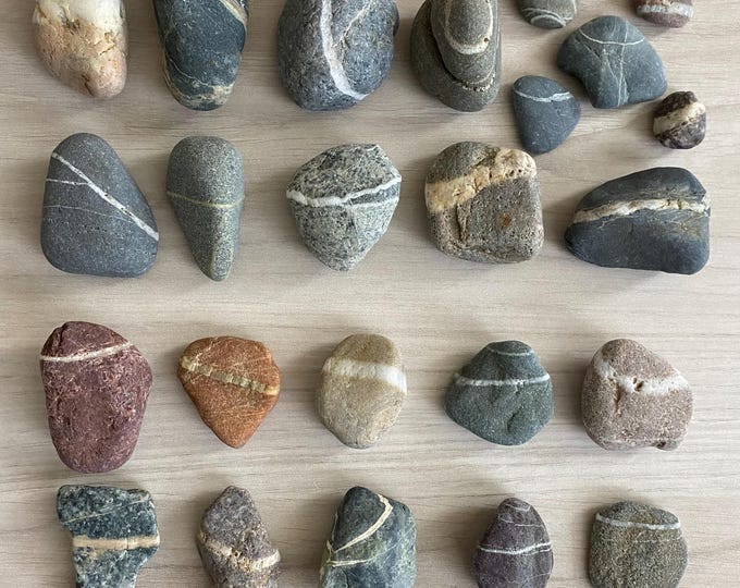 Set of Twenty-four (24) Lucky Wish Stones, All Sizes, 1 Lb. 14.7 Oz ...