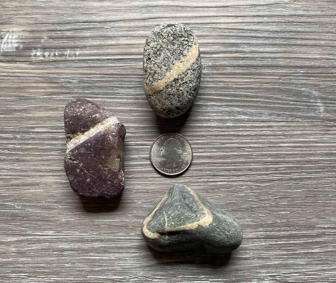 3 Wishing Stones Wish Stone New England Beach Stone One - Etsy