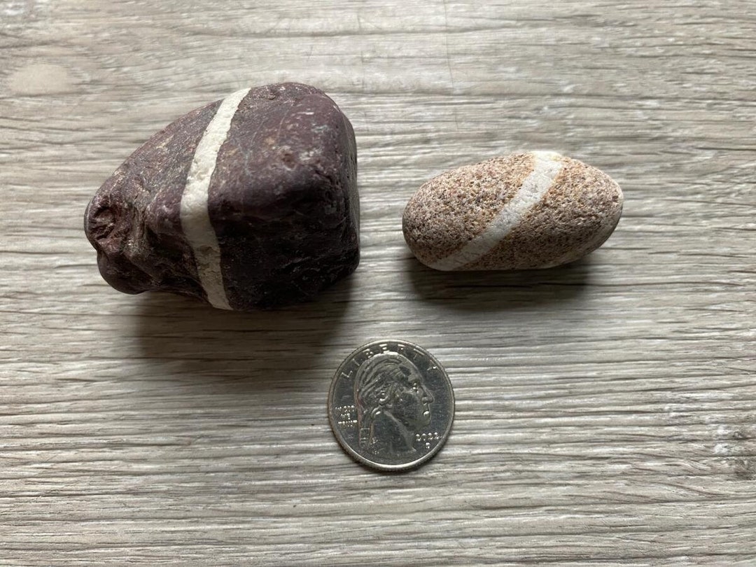 THREE Good Luck Rocks, 8.8 Oz., New England Wish Rocks, Wishing Stones ...