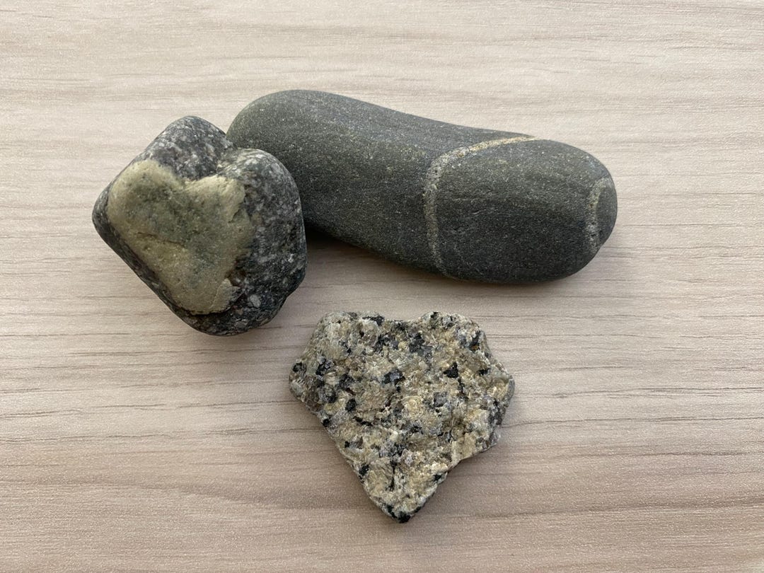 Heart Shaped Stone, 1 Stone With A Heart on It, 1 Wish Stone, 5.9 Oz ...