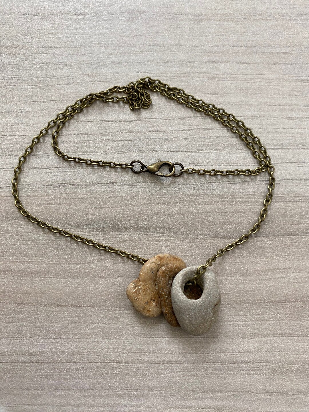 Holey Stone Pendant, Hag Stone Necklace, Protection Stone, Odin Stone ...
