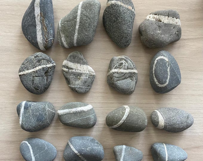 16 Lucky Wish Stones, All Sizes, 2 Lb. 13.7 Oz., Wishing Stones, Wish ...