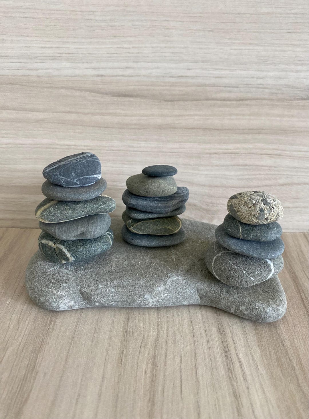 Stone Cairns, 1 Lb. 11.7 Oz., Balancing Stones, Stacking Stones, Zen ...