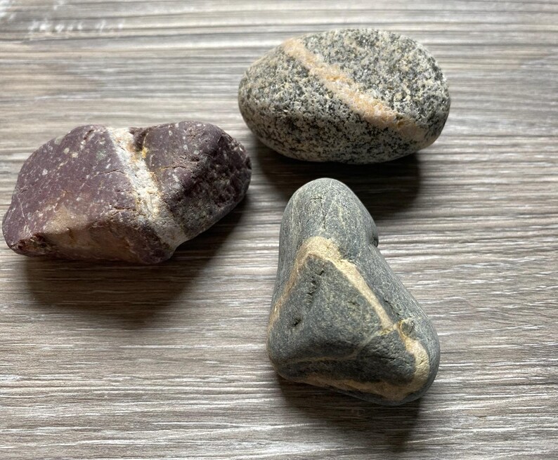 3 Wishing Stones Wish Stone New England Beach Stone One - Etsy