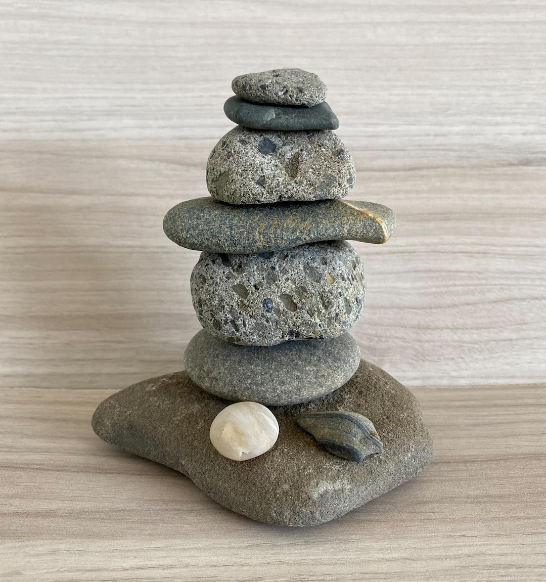 Stone Cairn, 1 Lb. 14.3 Oz., Balancing Stones, Stacking Stones ...