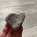 TWO 2 Heart Stones, 8.1 Oz., Beach Stone Hearts, Heart Shaped Beach ...