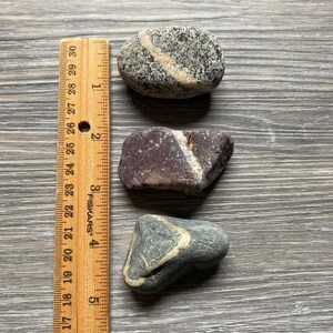 3 Wishing Stones Wish Stone New England Beach Stone One - Etsy