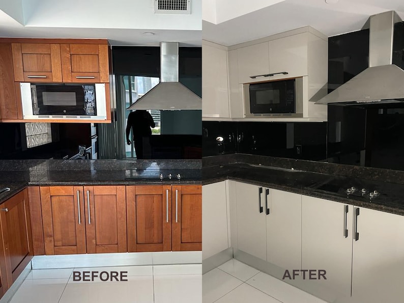 Cabinet Doors Replacement - Made-to-order White High Gloss Acrylic ...