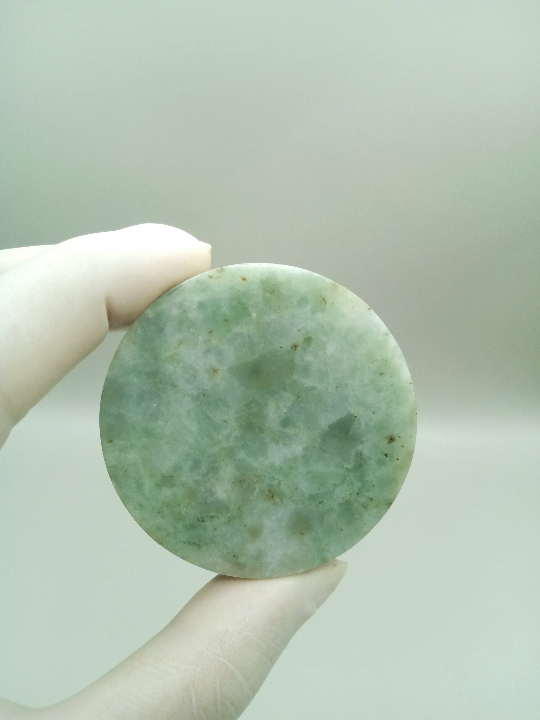 Craft Supplies & Tools Gemstones 52mm Jade Sliced polished Rough 100% ...