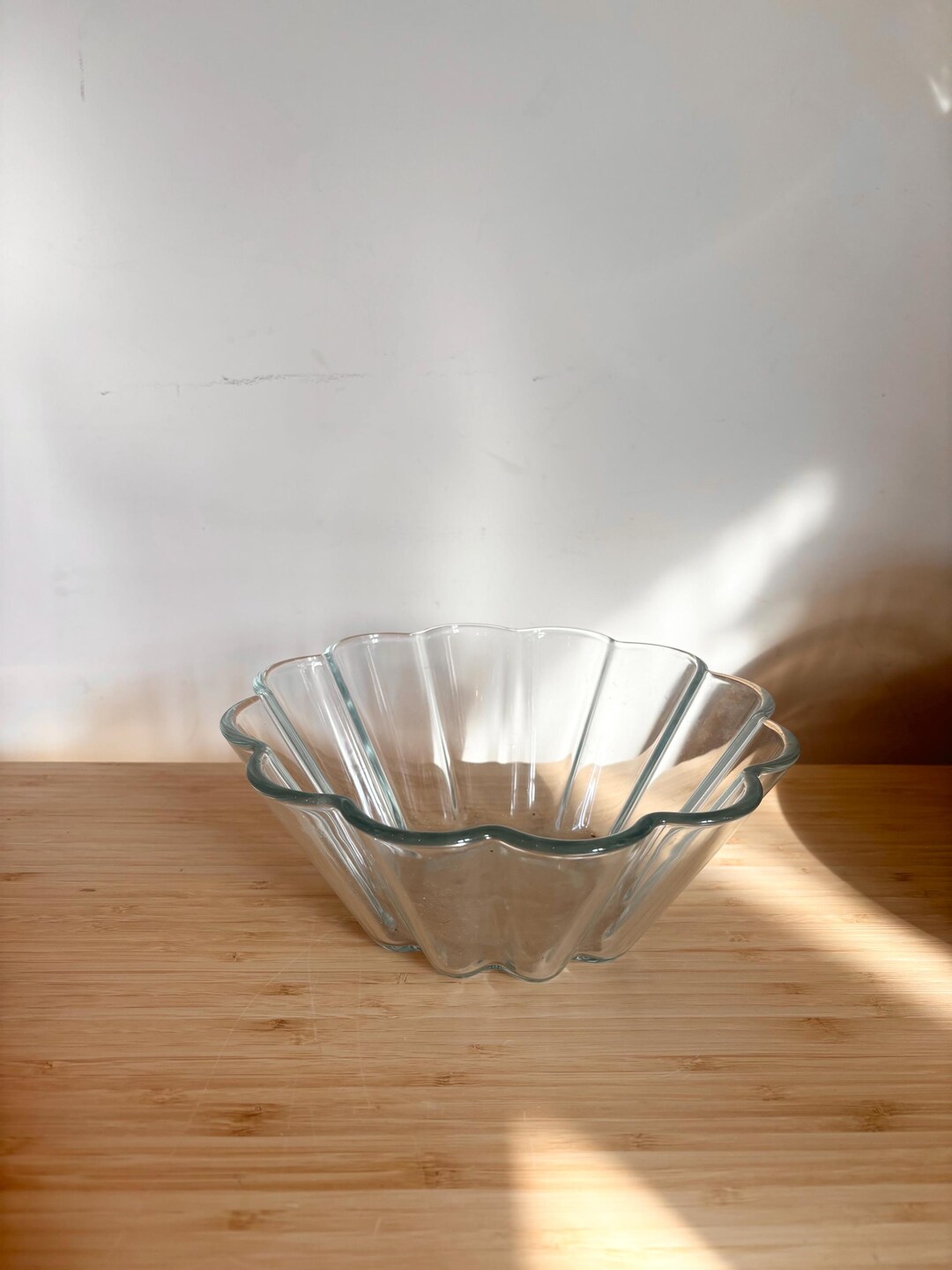 Vintage Pyrex Fluted Glass Bowl | Vintage Pyrex Dish | Vintage Serving ...