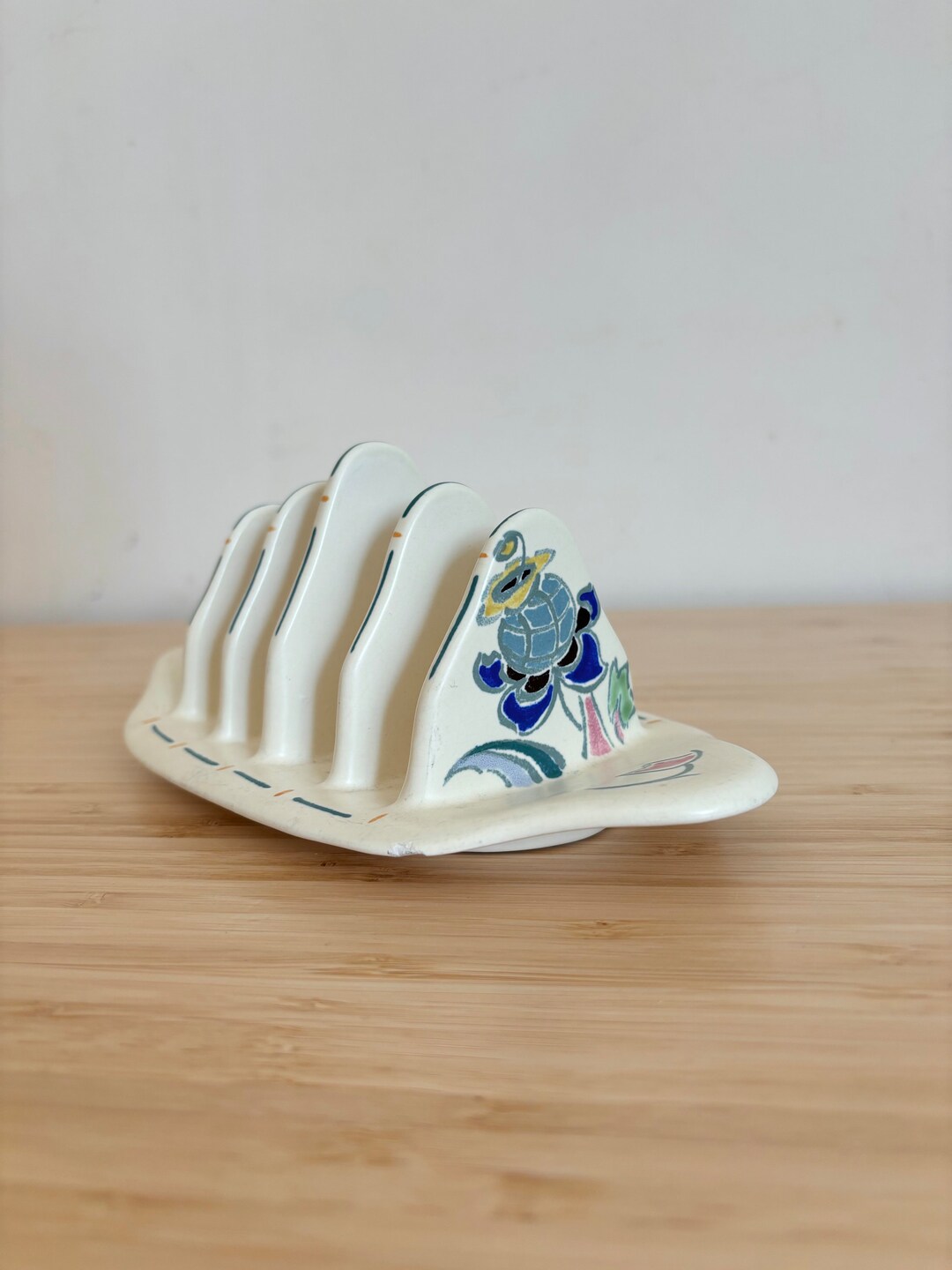 Vintage Toast Rack Vintage Kitchenware Honitan Pottery Toast Rack Retro ...