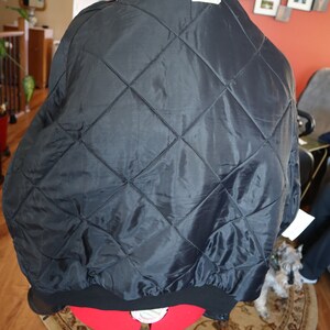 Vintage Varsity Jacket, Screaming Eagles on Back. Material Leather/felt ...