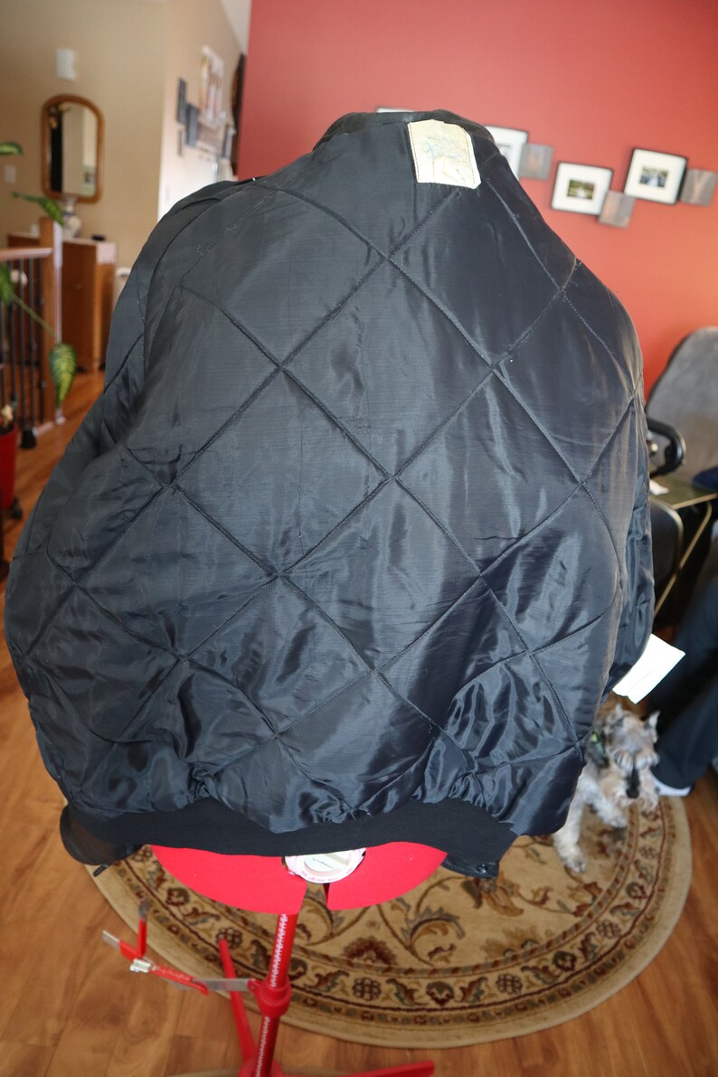 Vintage Varsity Jacket, Screaming Eagles on Back. Material Leather/felt ...