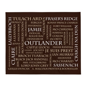 Outlander (book Series or TV Series) Throw Blanket - Etsy