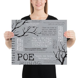 Edgar Allan Poe Quotes Print or Poster - Etsy