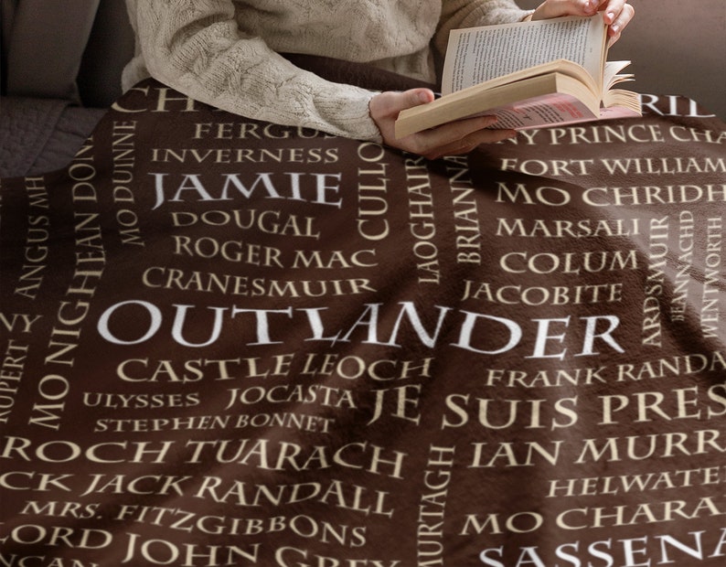 Outlander book Series or TV Series Throw Blanket | Etsy