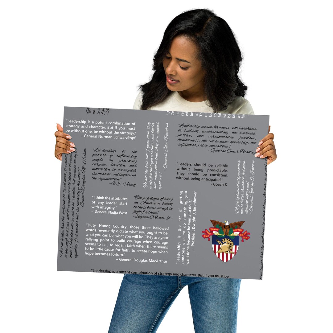 USMA West Point - Officially Licensed Crest With Notable Old Grad ...