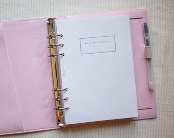 A5 Weekly Planner Printable Planner Inserts Week on One - Etsy